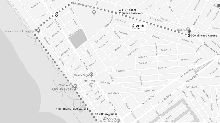 Abbot Kinney Venice Map Florida 2727 Abbot Kinney Blvd, Unit 10,